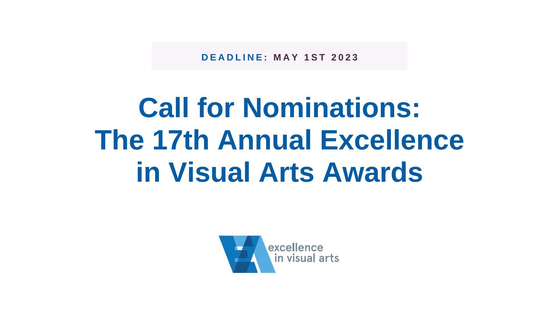 VANL-CARFAC Now Accepting Nominations for 2023 Excellence in Visual ...