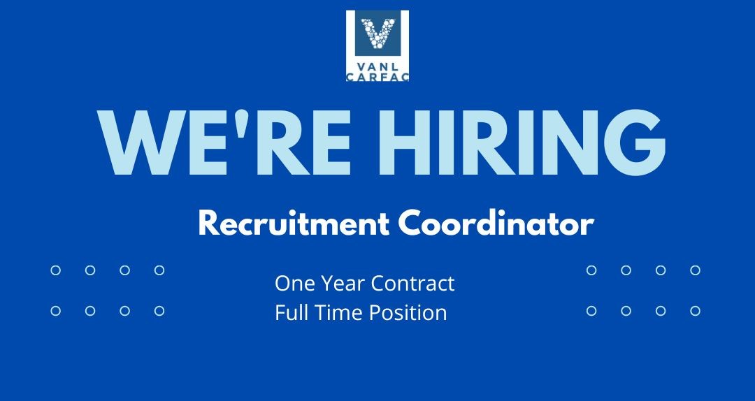 Employment Opportunity – Recruitment Coordinator (One Year Contract)